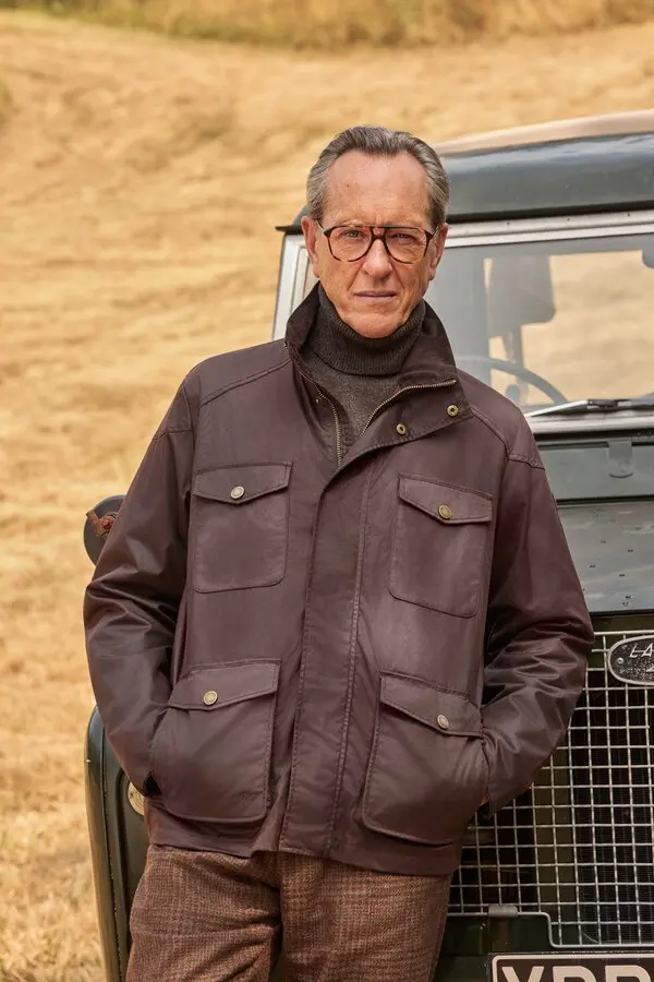 Holland Cooper Four Pocket Wax Jacket - Chocolate