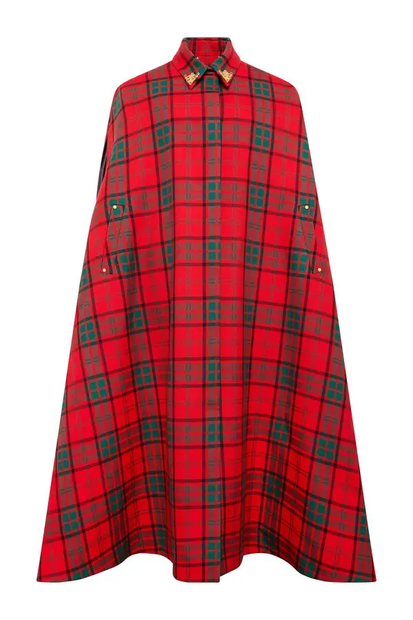 Holland Cooper Full Length Knightsbridge Cape Tartan 's 2-4 's