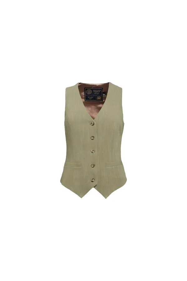 Holland Cooper Hampton Waistcoat Linen 's