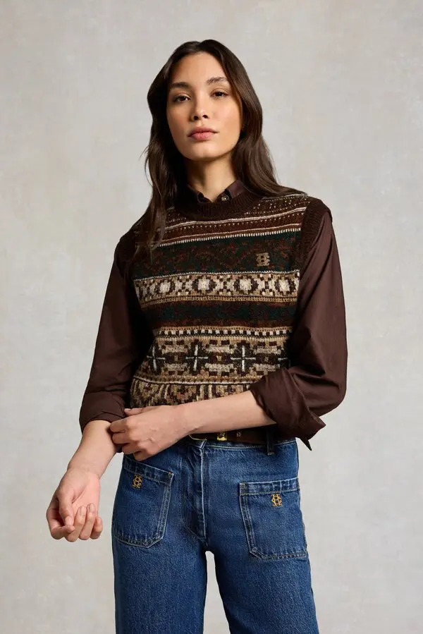 Holland Cooper Arlington Knitted K Forest Fairisle 's