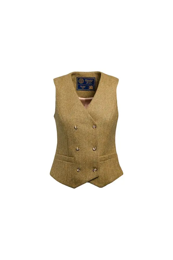Holland Cooper Kensington Waistcoat Herringbone 's