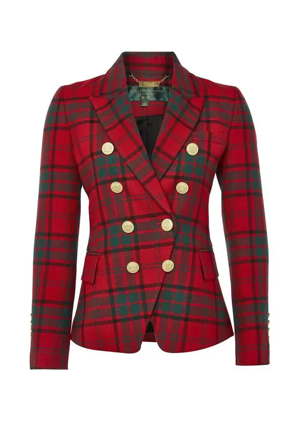 Holland Cooper Knightsbridge Blazer Tartan 's