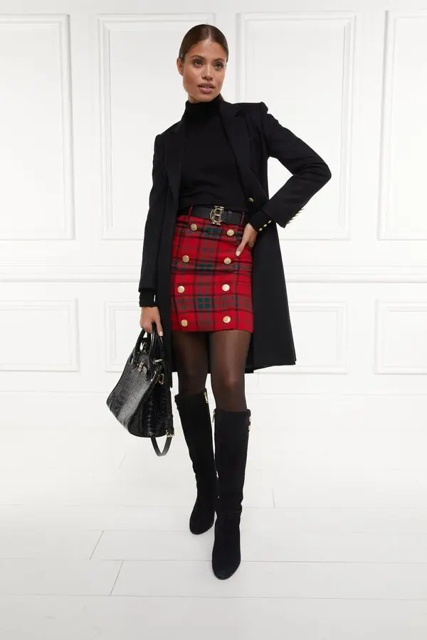 Holland Cooper Knightsbridge Skirt Tartan 's