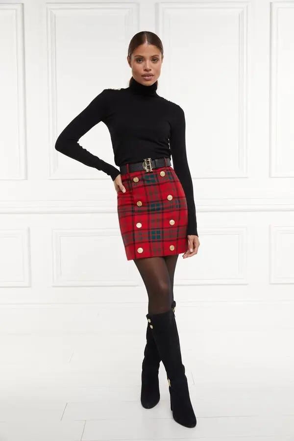 Holland Cooper Knightsbridge Skirt Tartan 's