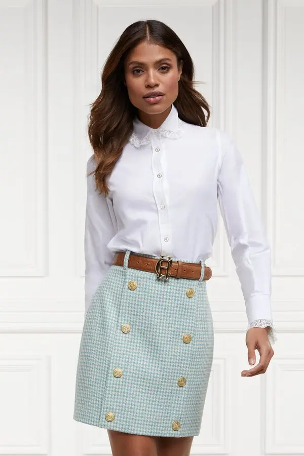 Holland Cooper Knightsbridge Skirt Houndstooth 's