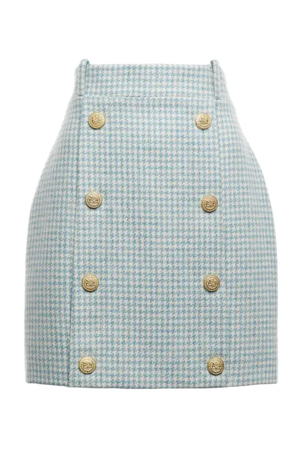 Holland Cooper Knightsbridge Skirt Houndstooth 's