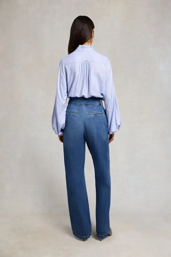 Holland Cooper Lilibet Blouse Pale 's