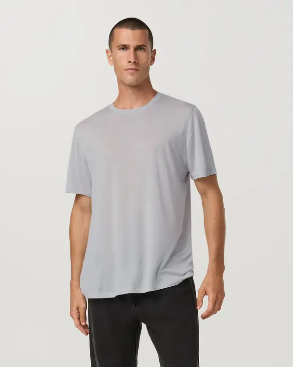Vuori Short Sleeve Merino Wool T-shirt 2.0 - Silverline