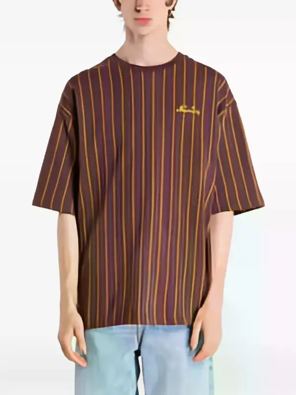 New Era Logo-embroidered T-shirt