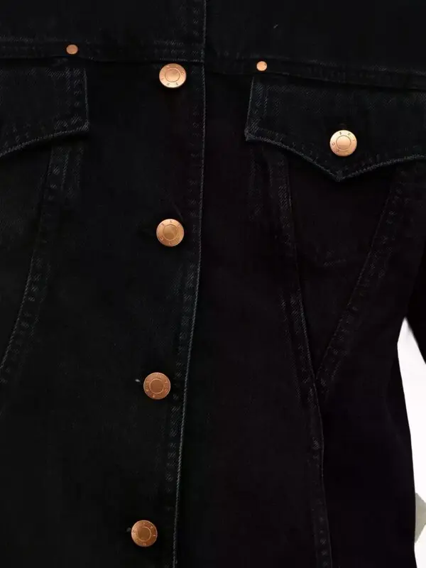 3x1 Pick Dumbo Collarless Denim Jacket