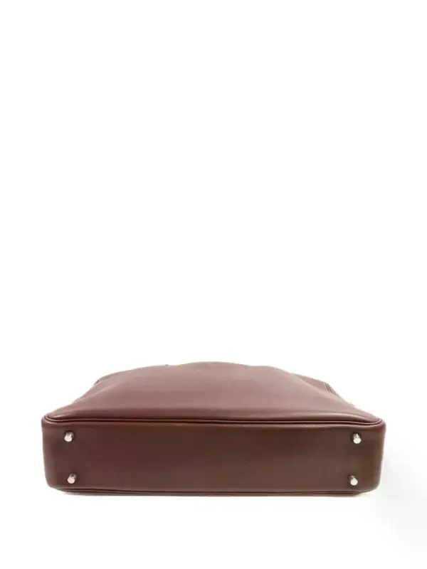 Hermès 2011 38 Plume Dog Leather Briefcase