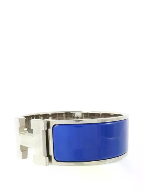 Hermès Clic-clac H Engraved-logo Bracelet