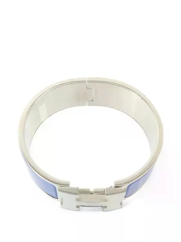 Hermès Clic-clac H Engraved-logo Bracelet
