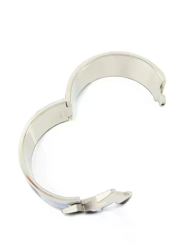 Hermès Clic-clac H Engraved-logo Bracelet