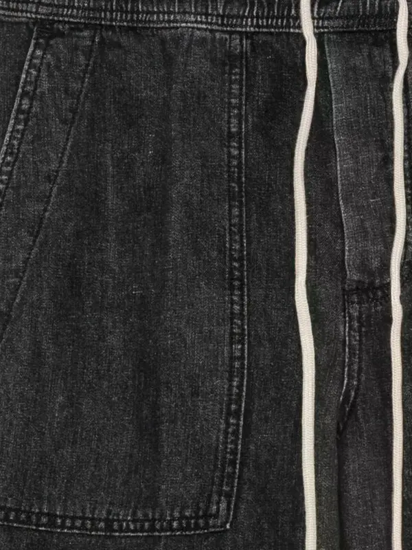JAMES PERSE Drawstring Denim Shorts