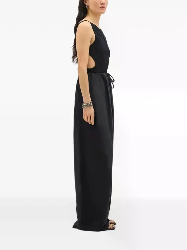 Another Tomorrow Pleated Cotton Trousers