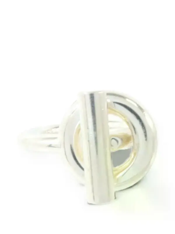 Hermès Echappee Engraved-logo Ring