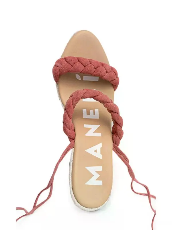 Manebí Braided Wedge Sandals
