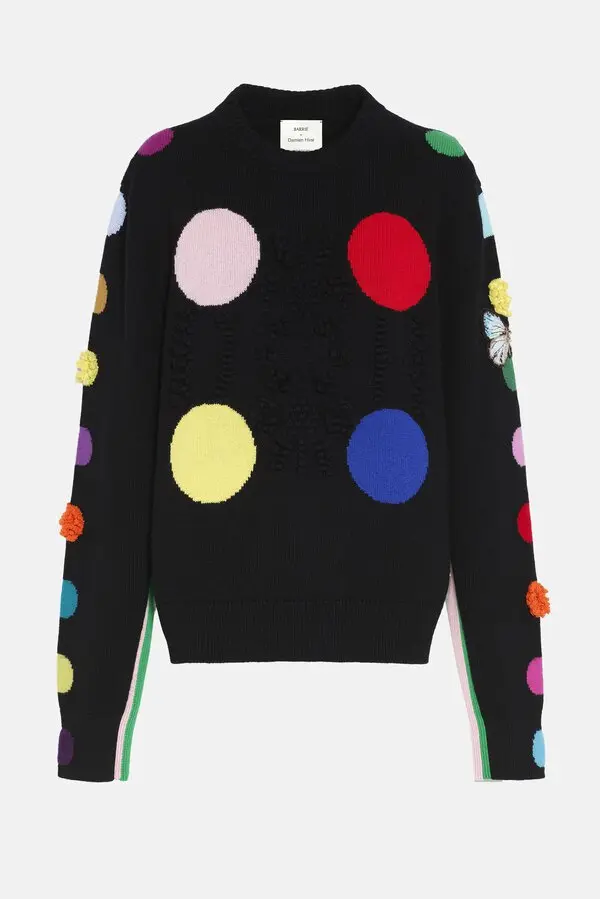 BARRIE Damien Hirst Spots Pullover - Nero
