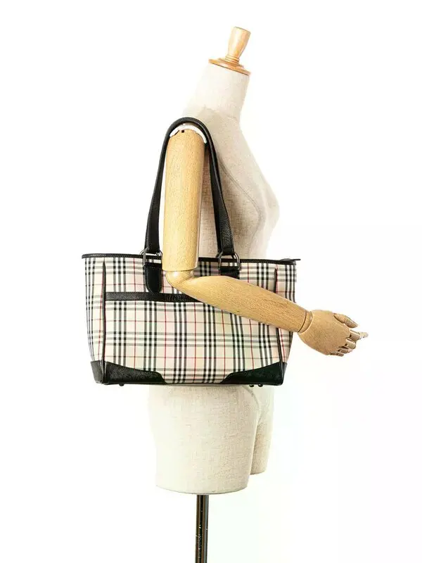 Burberry 2000-2017 House Check Canvas Tote Bag