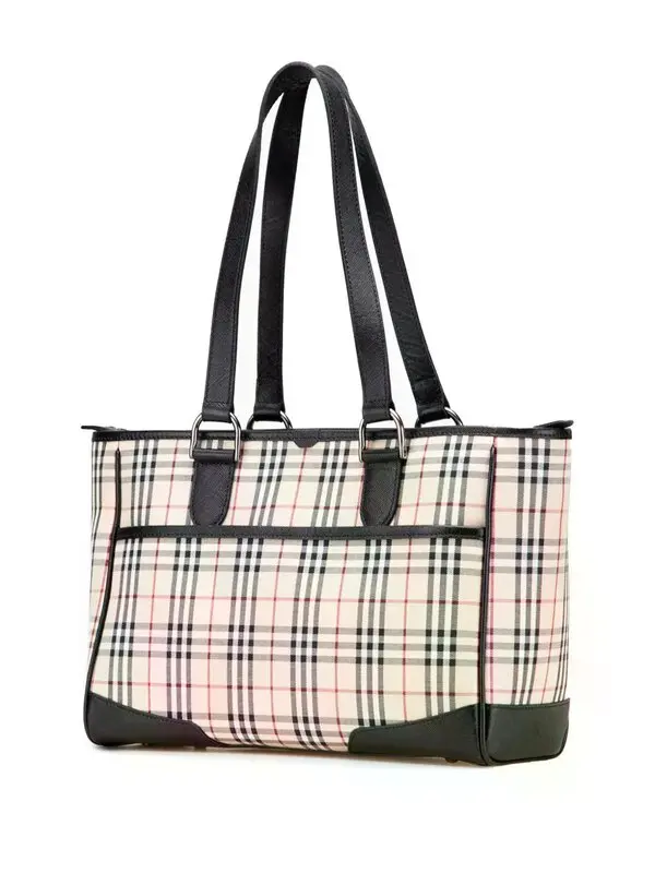 Burberry 2000-2017 House Check Canvas Tote Bag