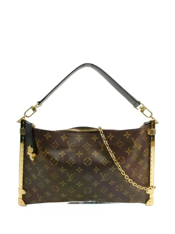 LOUIS VUITTON Lucky Trunk Monogram Clutch Bag - Brown