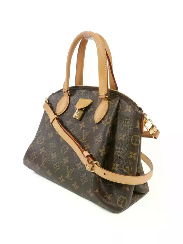 LOUIS VUITTON Pm Rivoli Monogram Tote Bag - Brown