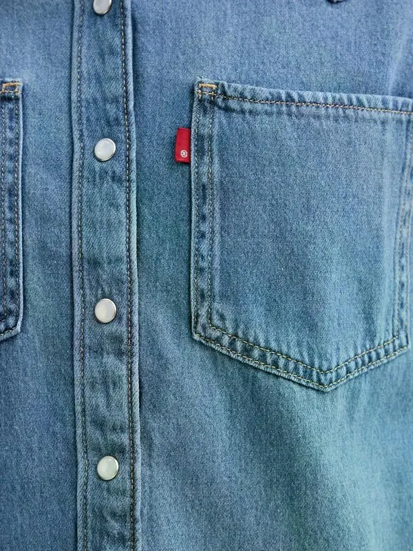 LEVI'S Western-yoke Pocket-detail Shirt