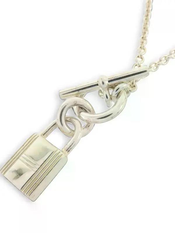 Hermès Padlock Pendant Necklace