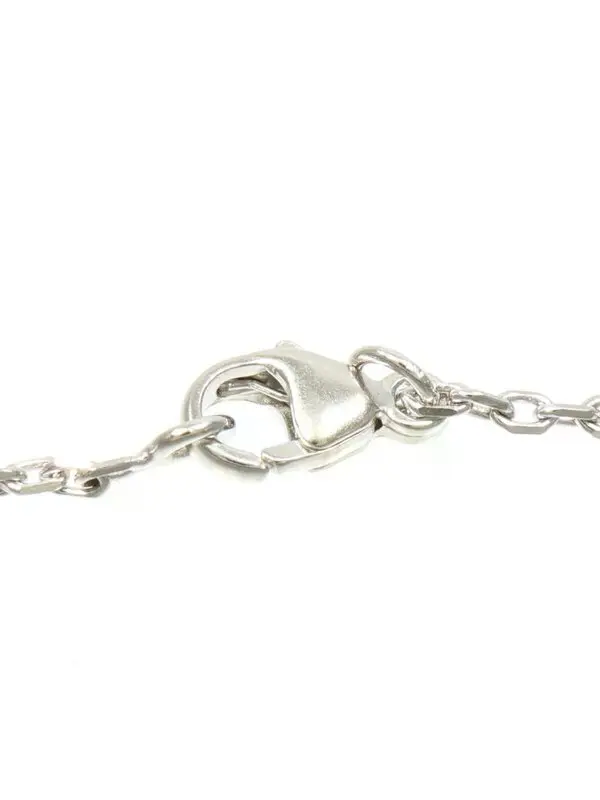 Hermès Mini Pop H Enamel Necklace - Silver