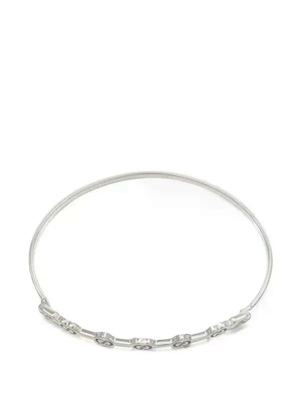 Gucci Gg Heart Bracelet - Silver