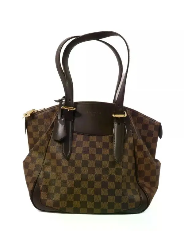 LOUIS VUITTON Mm Verona Damier Ebene Shoulder Bag