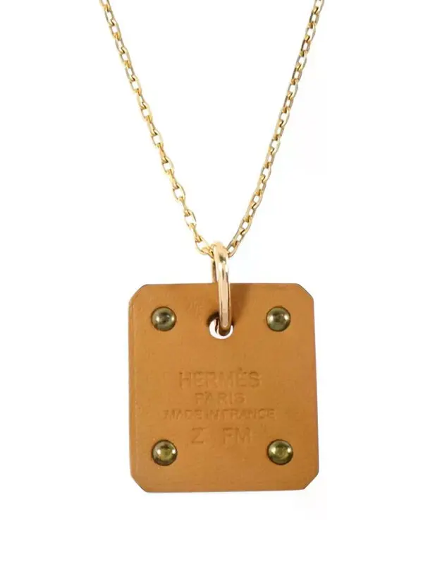 Hermès As De Coeur Heart-pendant Necklace