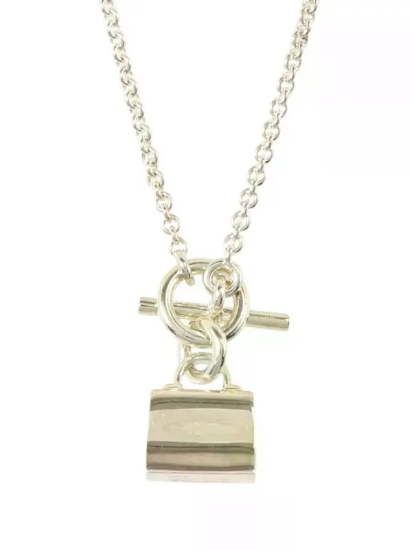 Hermès Kelly Amulettes Necklace - Silver