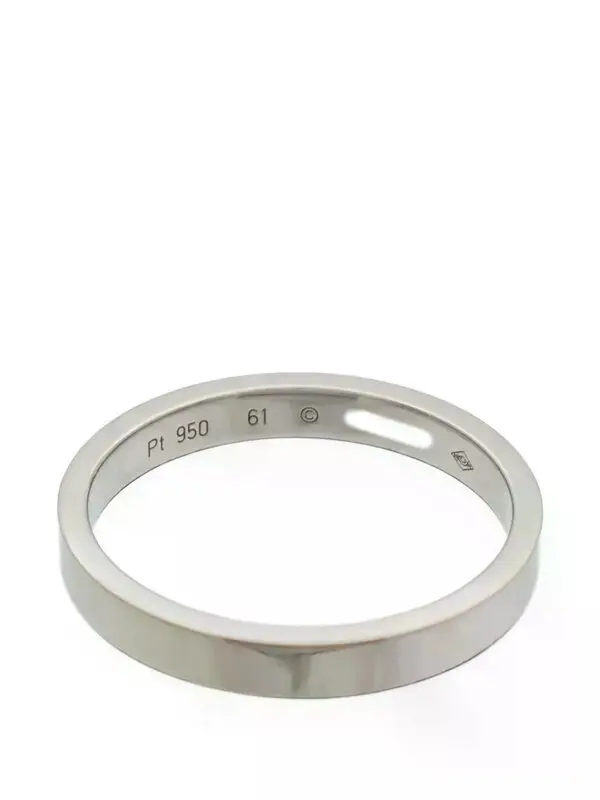 Cartier C De Engraved-logo Ring