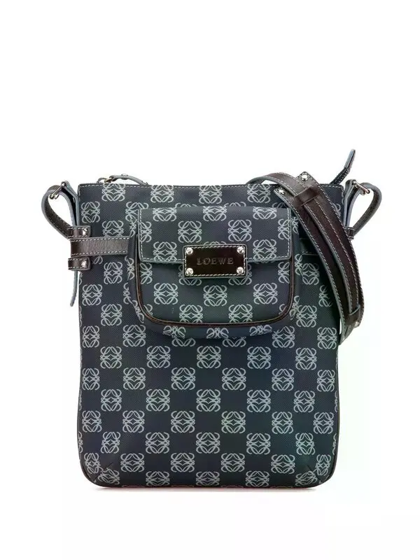 Loewe 2006 Anagram Coated Canvas Crossbody Bag