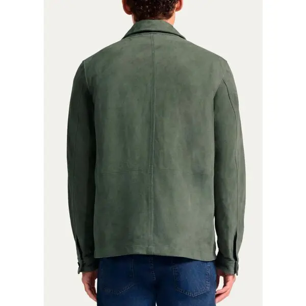 Frescobol Carioca Suede Chore Jacket