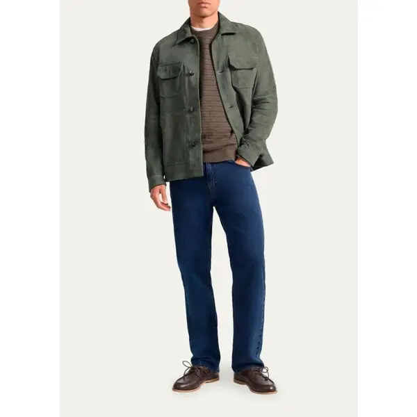 Frescobol Carioca Suede Chore Jacket