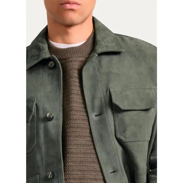 Frescobol Carioca Suede Chore Jacket