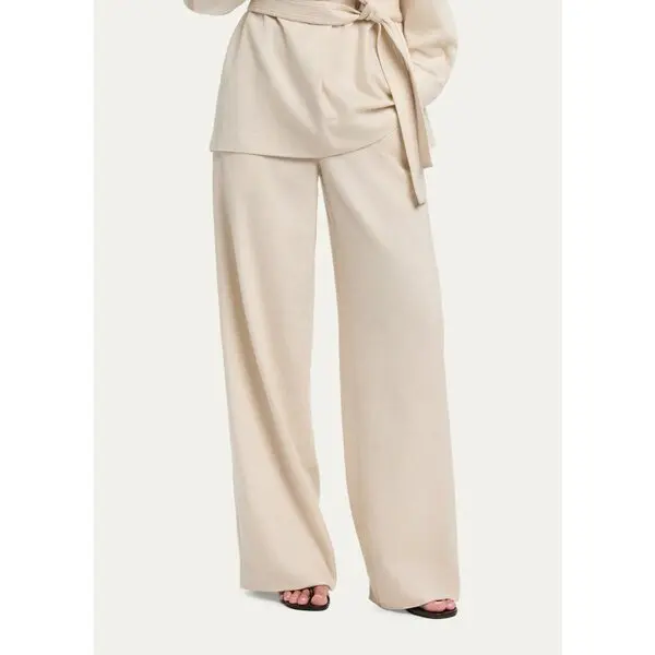 TWP Hudson St Cashmere-blend Pants