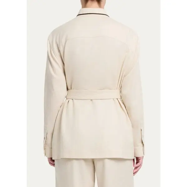 TWP Tamzin Cashmere-blend Robe Top