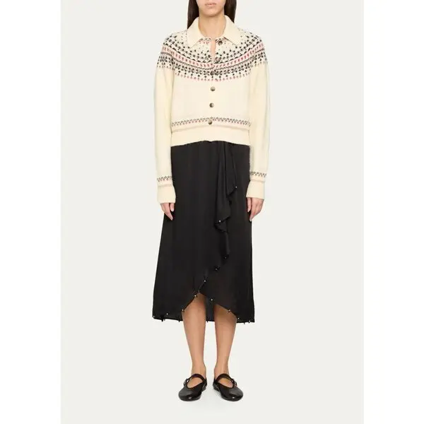 Isabel Marant Étoile Vanille Wrap Midi Skirt