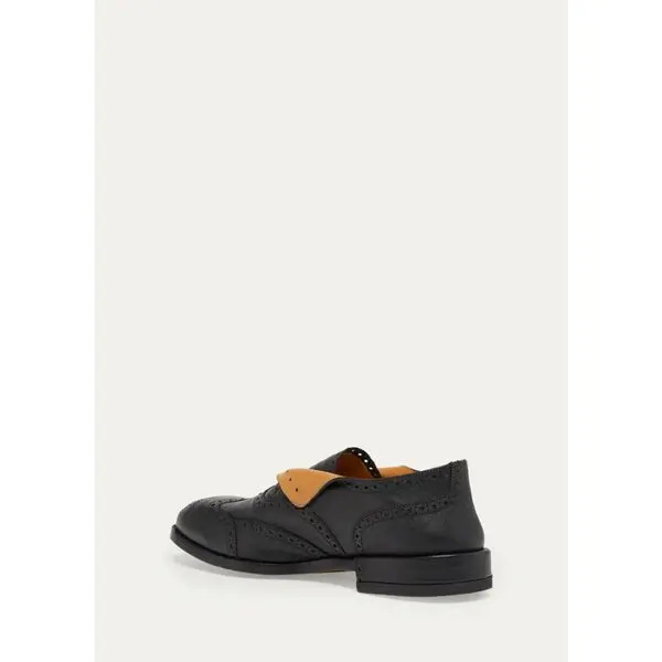 Balenciaga X Jm Weston Leather Wingtip Brogues