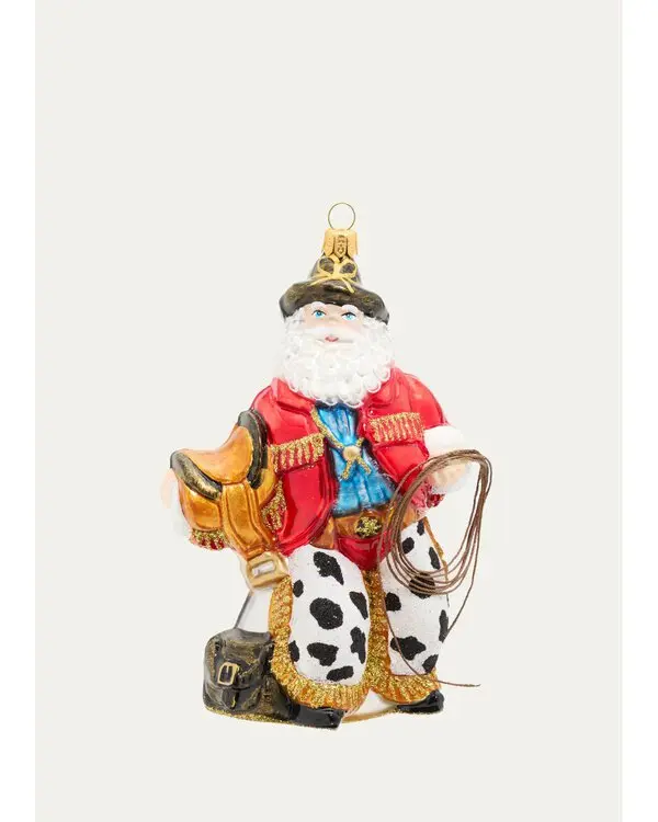 IMPULS Rodeo Santa Glass Ornat