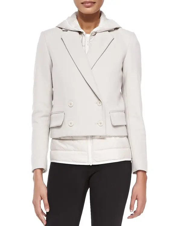 ARMA Jolie Single-breasted Goatskin Suede Blazer