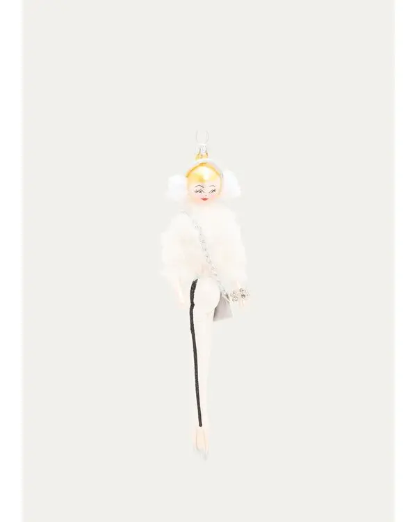DE CARLINI Rockette Lady Figure Ornat - Multi