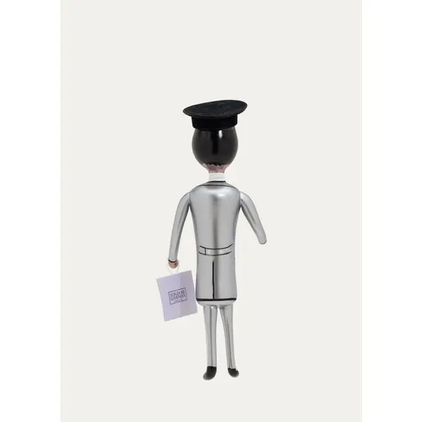 DE CARLINI Doorman Glass Christmas Ornat
