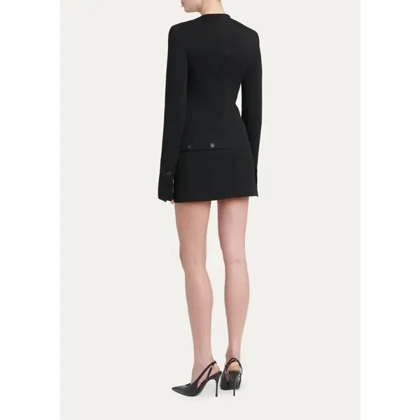 FERRAGAMO Diagonal Wool Single-breasted Coat