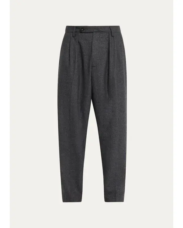 Massimo Alba Relaxed-leg Pleated Trousers