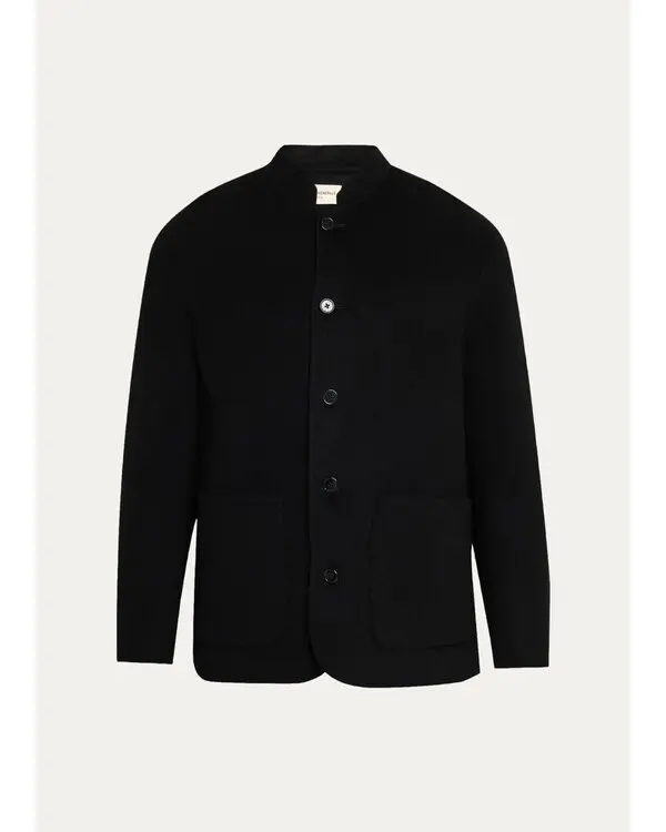 Officine Générale Simao Double Split Wool Overshirt